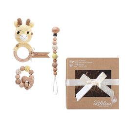 Lililove Geschenkset Neugeborenen-Geschenkset Sweet Giraffe Box