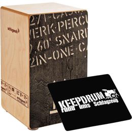 Schlagwerk Cajon Schlagwerk CP404 BLK Cajon + Sitzpad