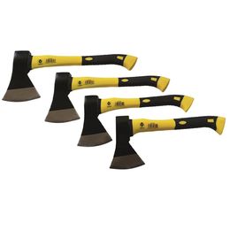 VaGo-Tools Axt Holzaxt 600 800 1000 1250 Fiberglasstiel 4 tlg Set