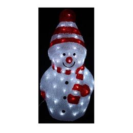 ThoKuToys Weihnachtsfigur Acryl LED Schneemann