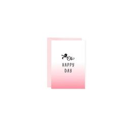 Bow & Hummingbird Grußkarte Mini-Grußkarte Oh happy Day
