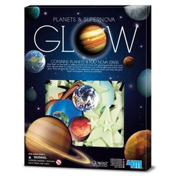 4M Wandsticker Leuchtsterne & leuchtende Planeten 100 Teile