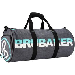 BRUBAKER Sporttasche Unisex Duffle Bag Trainingstasche Grau (1-tlg.