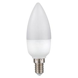 Globo LED-Leuchtmittel, 5W LED E14 Leuchtmittel Kerze 350lm 3000K warmweiß dimmbar Globo