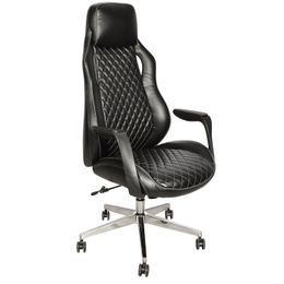 Kijng Chefsessel Rider Chefsessel Gamingstuhl Schwarz Lederfaserstoff