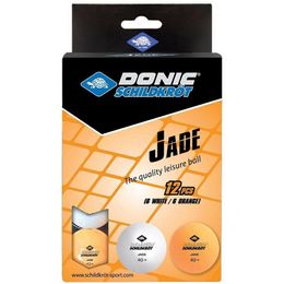 Donic Schildkröt Donic-Schildkröt Tischtennisball Jade 12 Stück 6x orange