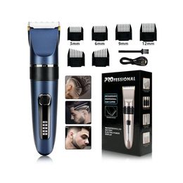 MCURO Haarschneider, USB Aufladung Akku Haarschneidemaschine mit LED Anzeige