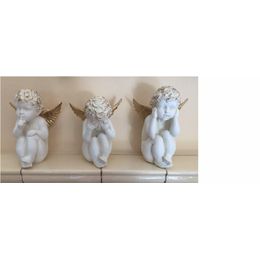 JVmoebel Skulptur Engel Skulptur Skulpturen Figuren Schutzengel 3er Set Statuen
