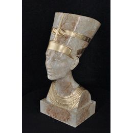 JVmoebel Skulptur Ägyptische Design Büste Nofretete Figut Statue Skulptur 52cm