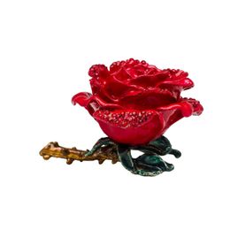 aubaho Sammelfigur Blume Rose Pillendose Schmuckdose Dose Pillenbox Box Dose Figur Schatu