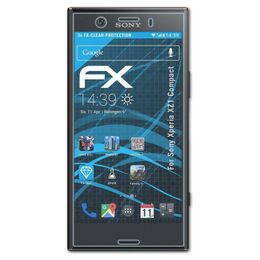 atFoliX Schutzfolie Displayschutz für Sony Xperia XZ1 Compact
