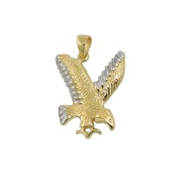 Erario D'Or Kettenanhänger Anhänger Adler rhodiniert glänzend 9Kt GOLD