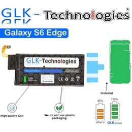 GLK-Technologies High-Capacity Ersatzakku kompatibel mit Samsung Galaxy S6 Edge SM-G925F / EB-BG925ABE