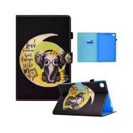 Wigento Tablet-Hülle Für Samsung Galaxy Tab A7 Lite 2021 8.7 Design Motiv 32 Kunstleder Hülle Cover Tablet Tasche Case Neu