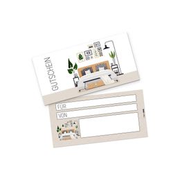 itenga Grußkarten itenga Geschenkgutschein Hotel / Übernachtung Postkarte zum Ausfüllen