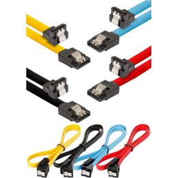 Poppstar SATA Kabelset für SSD / HDD Computer-Kabel