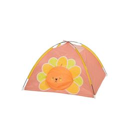 MARELIDA Spielzelt Blume Igluzelt Kinderzelt Abenteuerzelt Wind- u. Sonnenschutz 120x80cm (1-tlg)