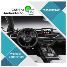 TAFFIO Für Audi A6 S6 A7 S7 C7 Wireless Carplay AndroidAuto USB Interface Einbau-Navigationsgerät