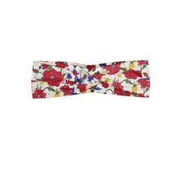 Abakuhaus Stirnband Elastisch und Angenehme alltags accessories Blumen Blooming Rote Mohnblumen