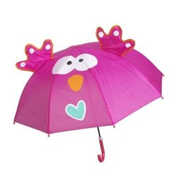 LeNoSa Stockregenschirm 3D Effekt Kinderregenschirm • verschiedene Motive Ø 68 cm