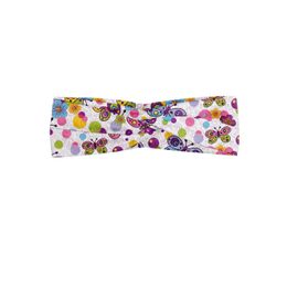 Abakuhaus Stirnband Elastisch und Angenehme alltags accessories Schmetterling Leuchtende Flora Dots
