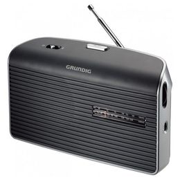 Grundig Music 60 Kofferradio grau Netz-/Batteriebetrieb UKW-Radio (Tuner für UKW/MW)