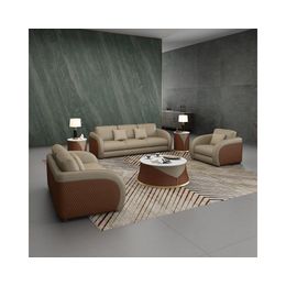 JVmoebel Wohnzimmer-Set, Sofagarnitur 3 2 1 Sitzer Set Design Sofa Polster Couchen Couch