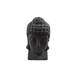 B&S B&S Dekofigur Buddha Kopf groß H 40 cm Steinfigur Deko Figur Skulptur Feng Shui