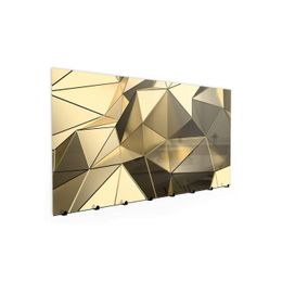 Primedeco Garderobenpaneel Magnetwand und Memoboard aus Glas Futuristischer Hintergrund