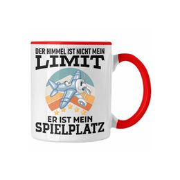 Trendation Tasse Der Himmel Ist Nicht Mein Limit Tasse Geschenk Bester Pilot Flugzeuge