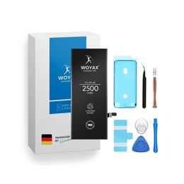 Woyax Wunderbatterie Akku für iPhone 6S 2500 mAh Hohe Kapazität Ersatzakku Handy-Akku 2500 mAh (3.82 V)