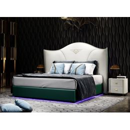 JVmoebel Bett, Klassisches Bett Barock Stil Doppel Holz Hotel Betten Schlafzimmer