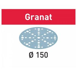 FESTOOL Schleifscheibe Schleifscheibe STF D150/48 P60 GR/50 Granat (575161)