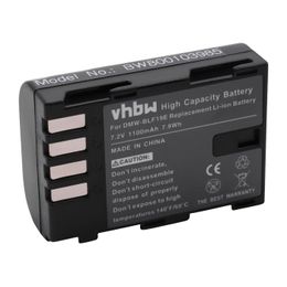vhbw kompatibel mit Sigma SD Quattro Kamera-Akku Li-Ion 1100 mAh (7