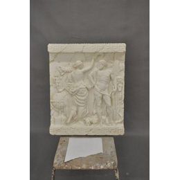 JVmoebel Skulptur Herkules Antik Stil Relief Wand Gemälde Antike Handarbeit Gott Bild
