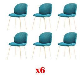 JVmoebel Esszimmerstuhl, Grüne Sessel 6x Luxus Modern Esszimmer Stuhl Stühle Sitz Modern