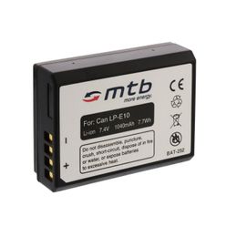 mtb more energy [BAT-252 - Li-Ion] Kamera-Akku kompatibel mit Akku-Typ Canon LP-E10 1040 mAh (7