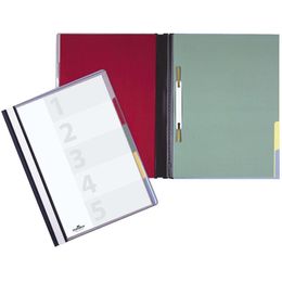 Durable Whiteboard Marker Durable Divisoflex 5-teiliger Hefter 1 Stück blau