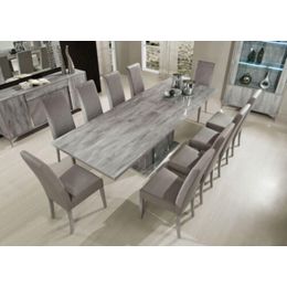 JVmoebel Esszimmerstuhl, Esszimmerstuhl Set 8 x Stuhl Stuhle Garnitur Gruppe Sessel Sitz Esszimmer Modern