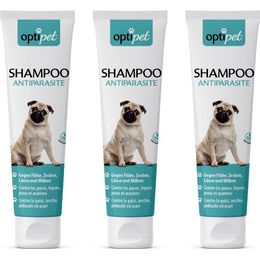 OptiPet Tiershampoo Floh Shampoo Hunde Shampoo Parasitenabwehr
