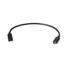 i-tec USB-C Verlängerungskabel 30 cm Schwarz USB-Kabel