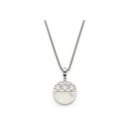 Jewels By Leonardo Bauchkette mit Anhänger Halskette Larina Edelstahl / Perlmutt 019565