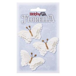 Hobbyfun Dekofigur FLORELLA Schmetterlinge aus Maulbeer-Papier