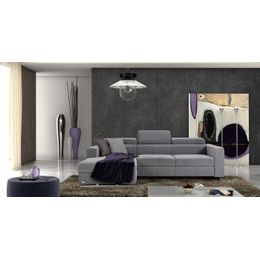 JVmoebel Ecksofa Ecksofa L-Form Couch Design Polster Textil Modern Bettfunktion