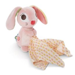 Nici Plüschfigur Nici 48039 Schmusetier Hase Hopsali 3D 13cm mit Mulltuch