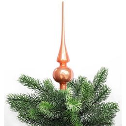 JACK Christbaumspitze Christbaumspitze Echt Glas 26 x 6 cm Matt Glanz Weihnachtsbaum Spitze