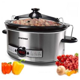 Syntrox Germany Schmortopf Syntrox Germany Digitaler Slow Cooker 6