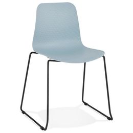 KADIMA DESIGN Esszimmerstuhl NIL Stuhl Plastic Polym Blau (blue