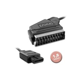 EAXUS RGB Scart Kabel für Nintendo GameCube und SNES Spielkonsolenzubehörkabel