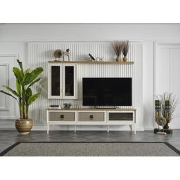 JVmoebel TV-Ständer, (tv schrank möbel wohnzimmer kommode luxus sideboard holz einrichtung)